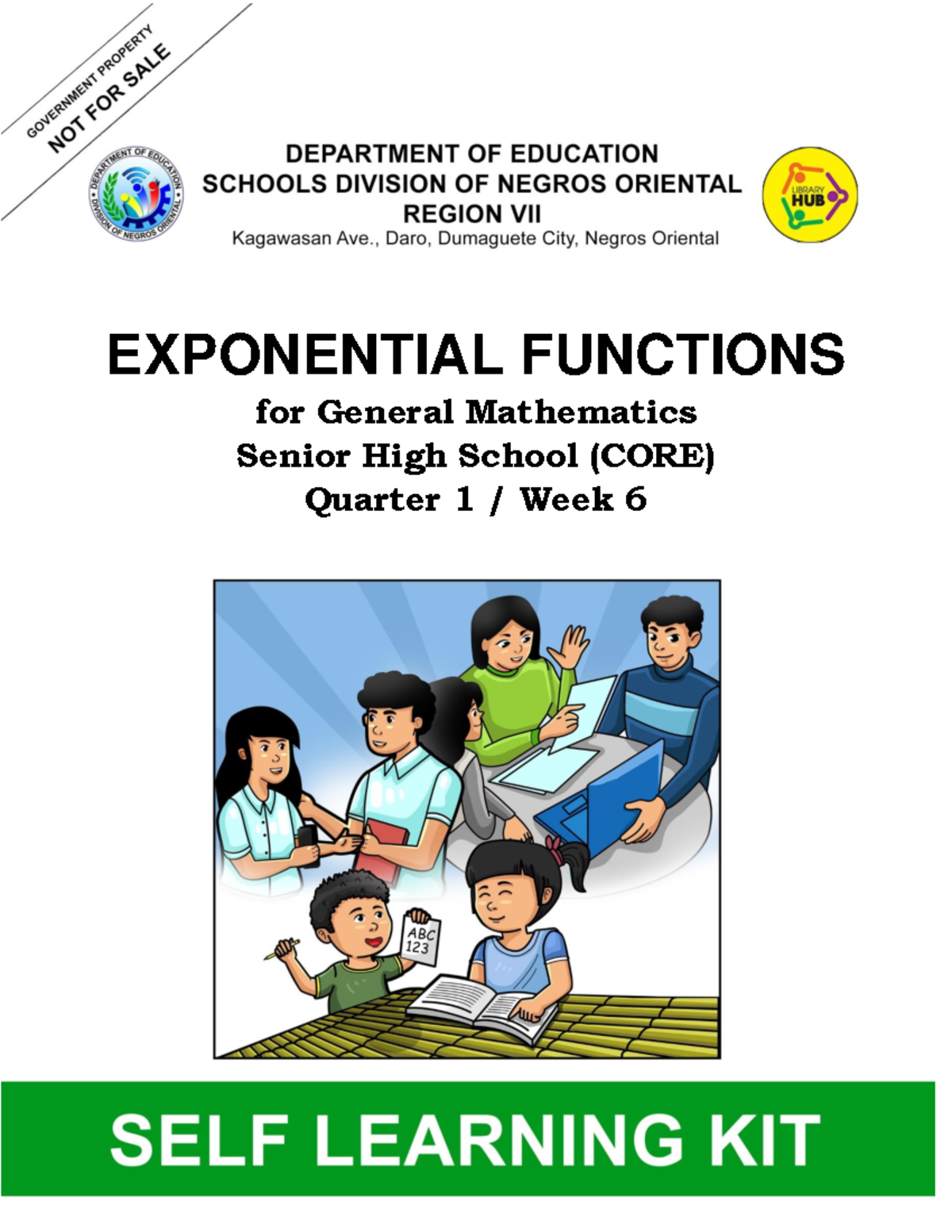 Math 11-CORE Gen Math-Q1-Week-6 - i 4 EXPONENTIAL FUNCTIONS for General ...