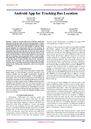 Proposal Bus Tracker (Zainul) - UNIVERSITI TEKNOLOGI MARA Real Time Bus ...