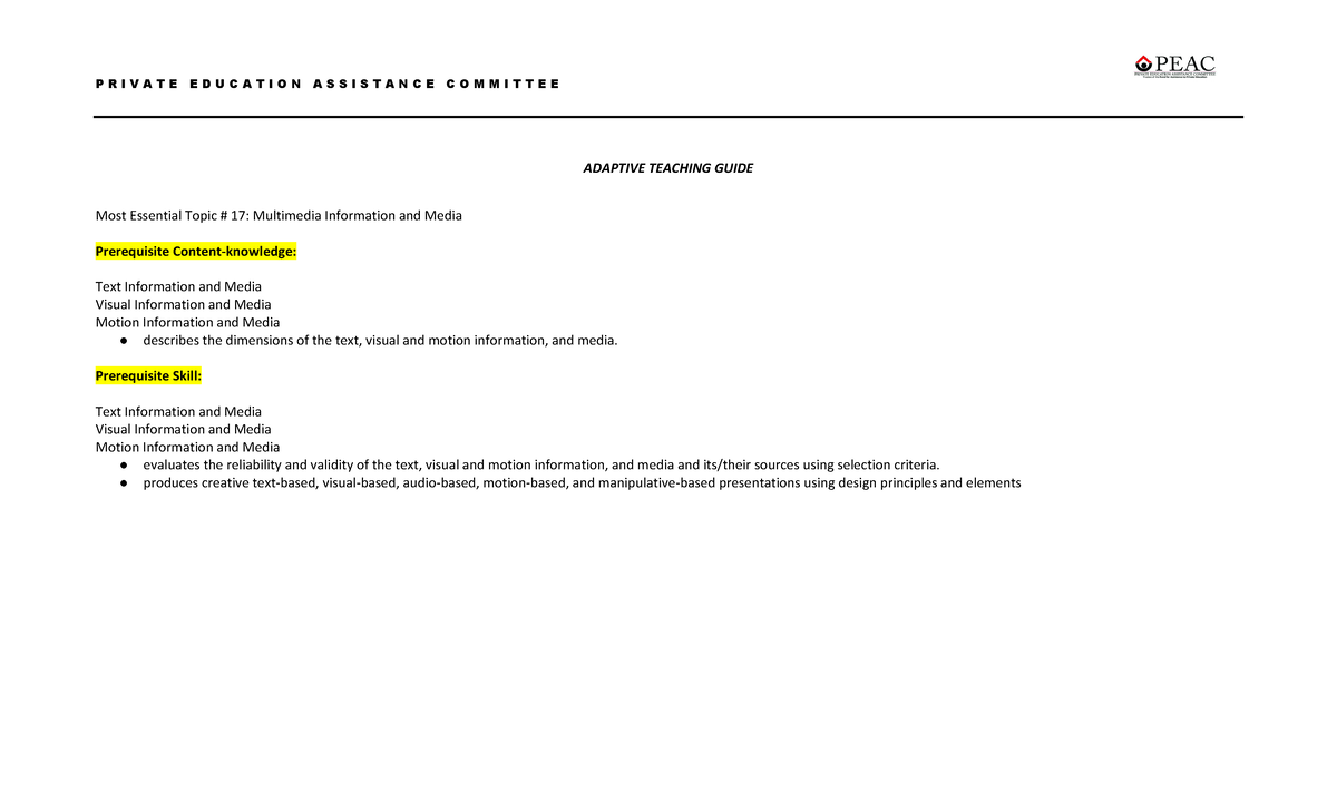 2324 MIL MET17 ATG - adaptive teaching guide - ADAPTIVE TEACHING GUIDE ...