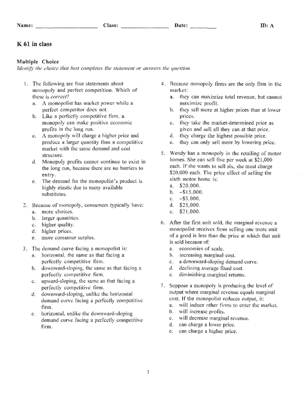 Micro WS 3 - Name: ______________________ Class: _________________ Date ...