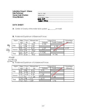 Skills Activity 1 - Significant Figures - EXPERIMENT NO. Skills Lab 1 ...