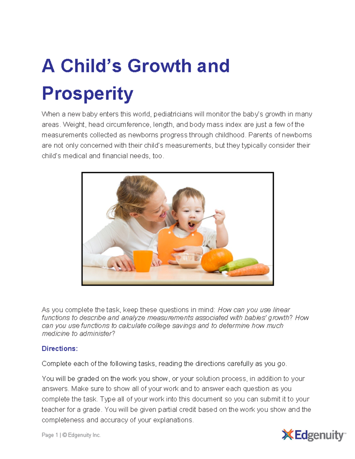 Linear Functions Worksheet - A Child’s Growth and Prosperity When a new ...