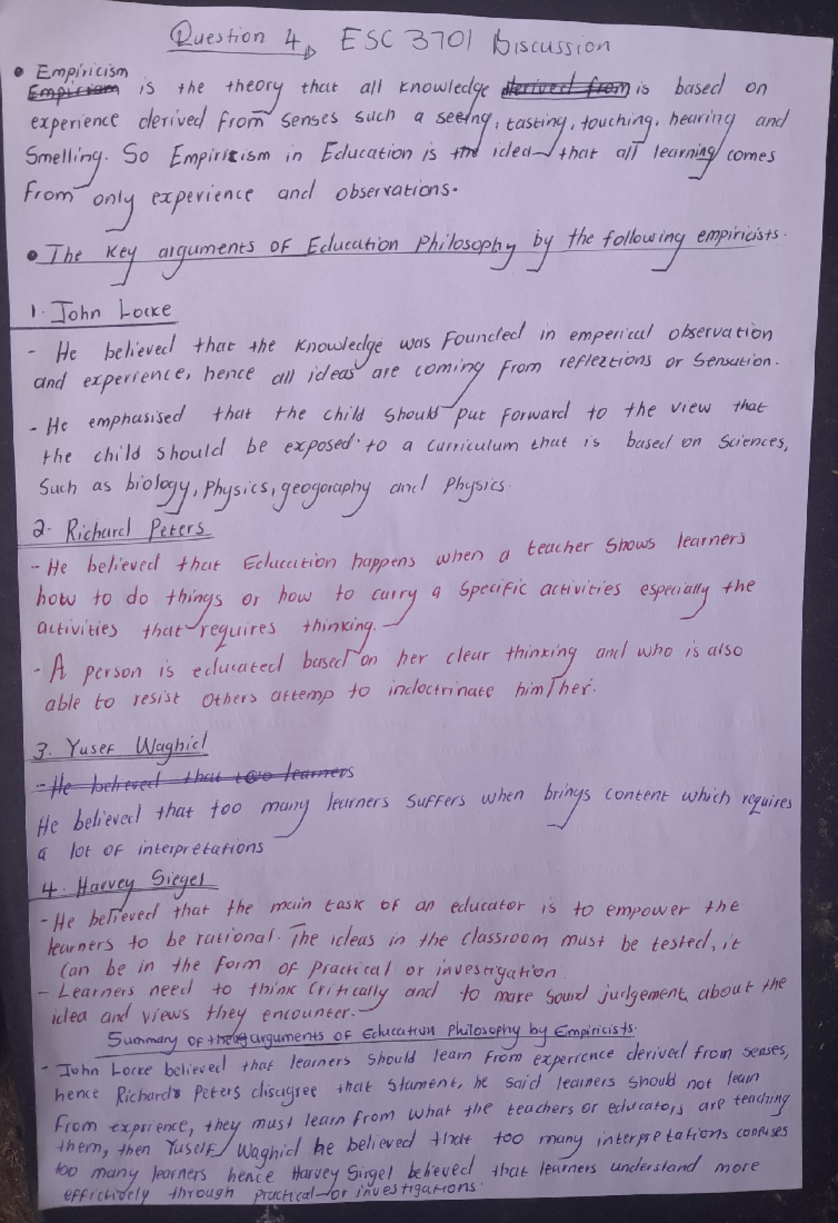 ESC 4-6 - Documents - TOM3002 - Studocu