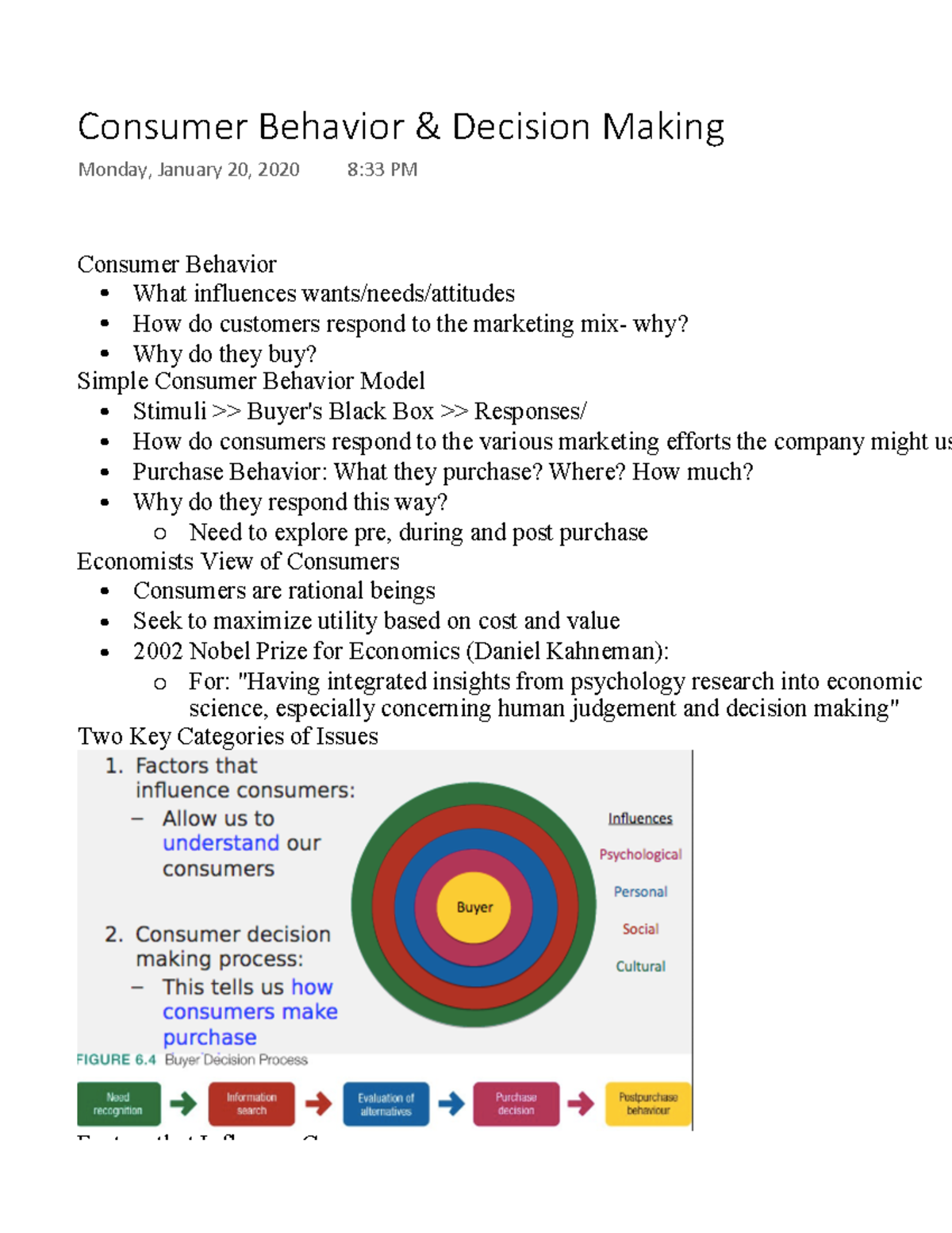 Consumer Behavior & Decision Making - Warning: TT: undefined function ...
