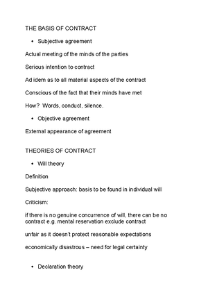 Contracts tutorial 2 - 1 The point of departure is that a non-variation ...