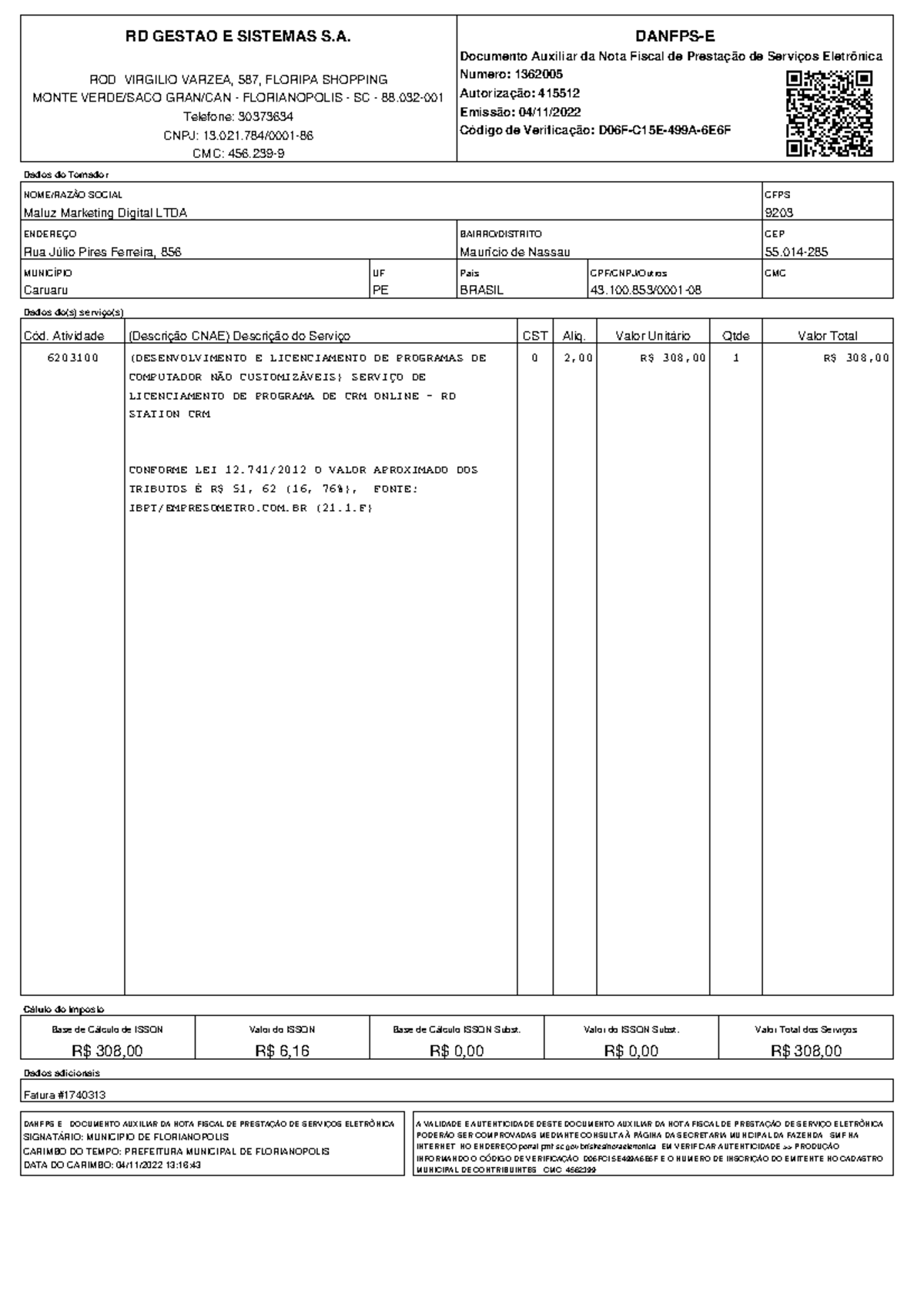 Nota 415512-1362005 - Este arquivo contem como fazer todo o passo a ...