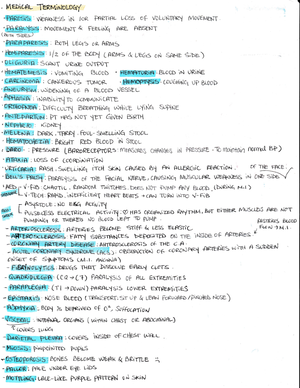 EMT Study sheet - EMT CHEAT SHEET Scene Size-up a. Personal Protective ...