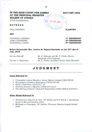 Law of Torts summary - SCHOOL OF LAW L201 - LAW OF TORTS MODULE Kenneth ...
