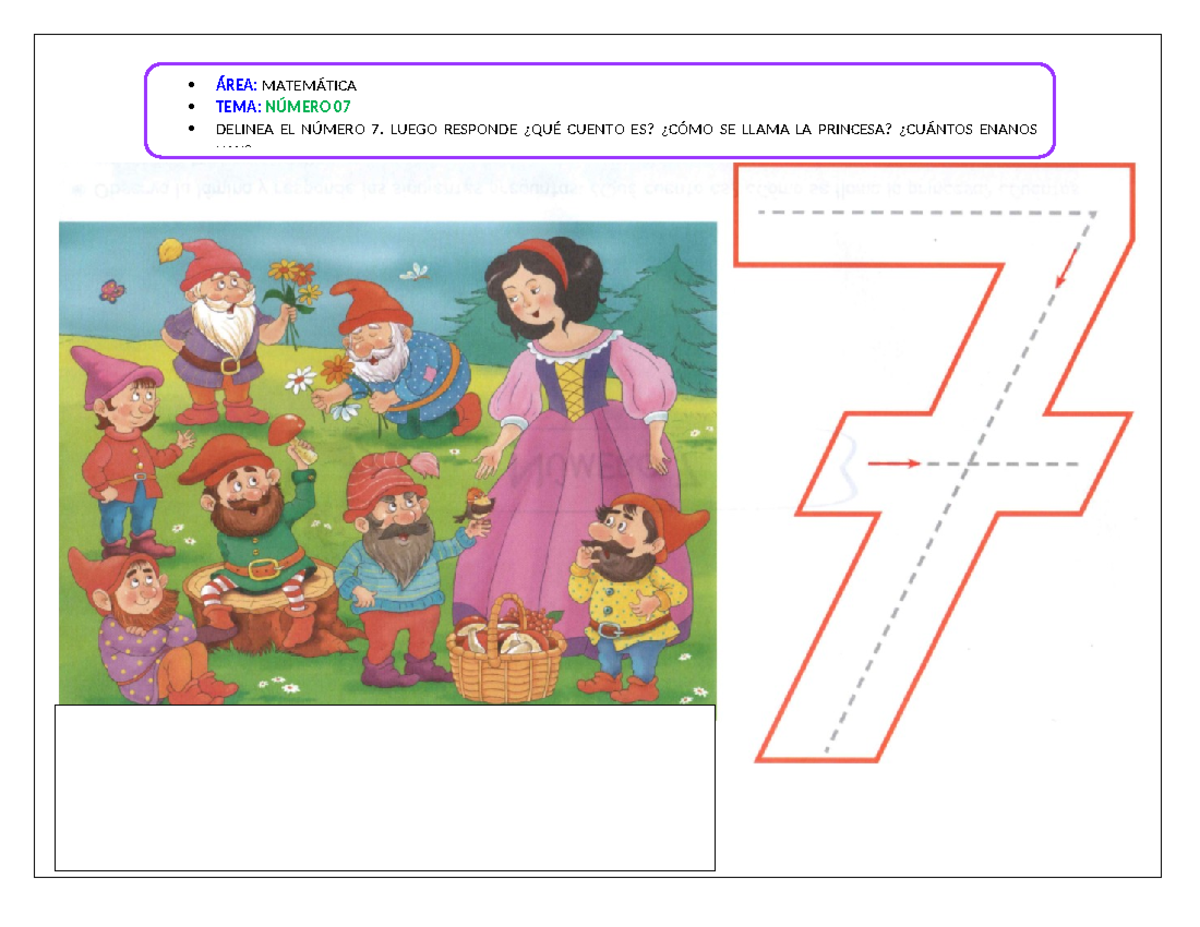 Semana DEL 10 AL 14 DE Octubre - copia - ÁREA: MATEMÁTICA TEMA: NÚMERO ...