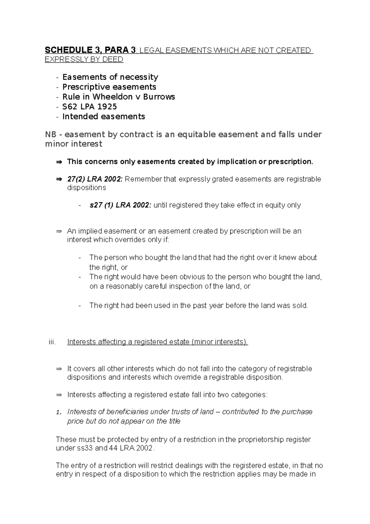 Register of title and register of interests - topic 3 - SCHEDULE 3 ...