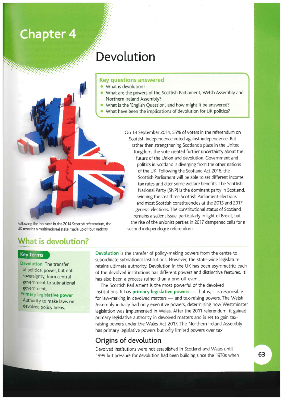 Ch4 Devolution - Studocu