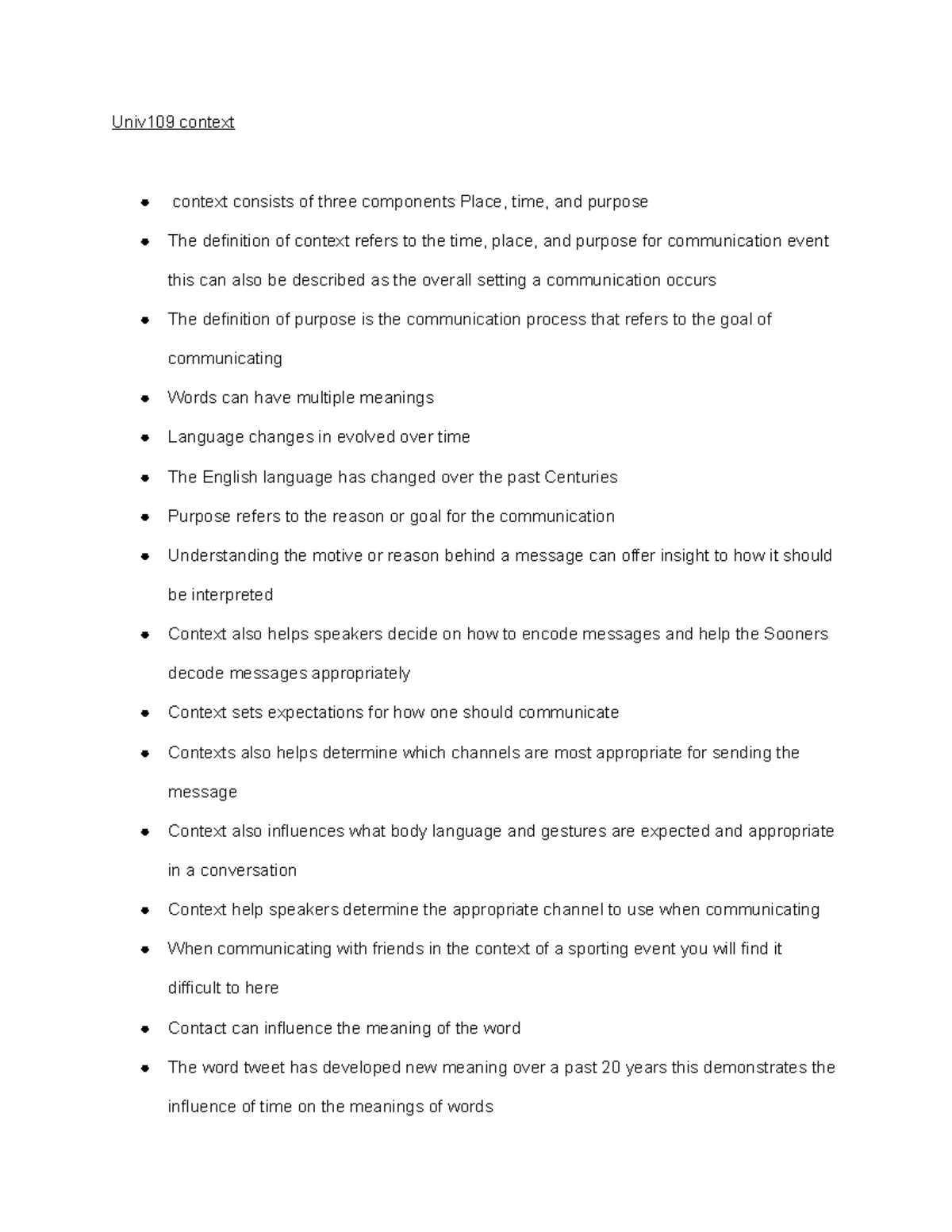 Univ109 context - Univ109 context context consists of three components ...