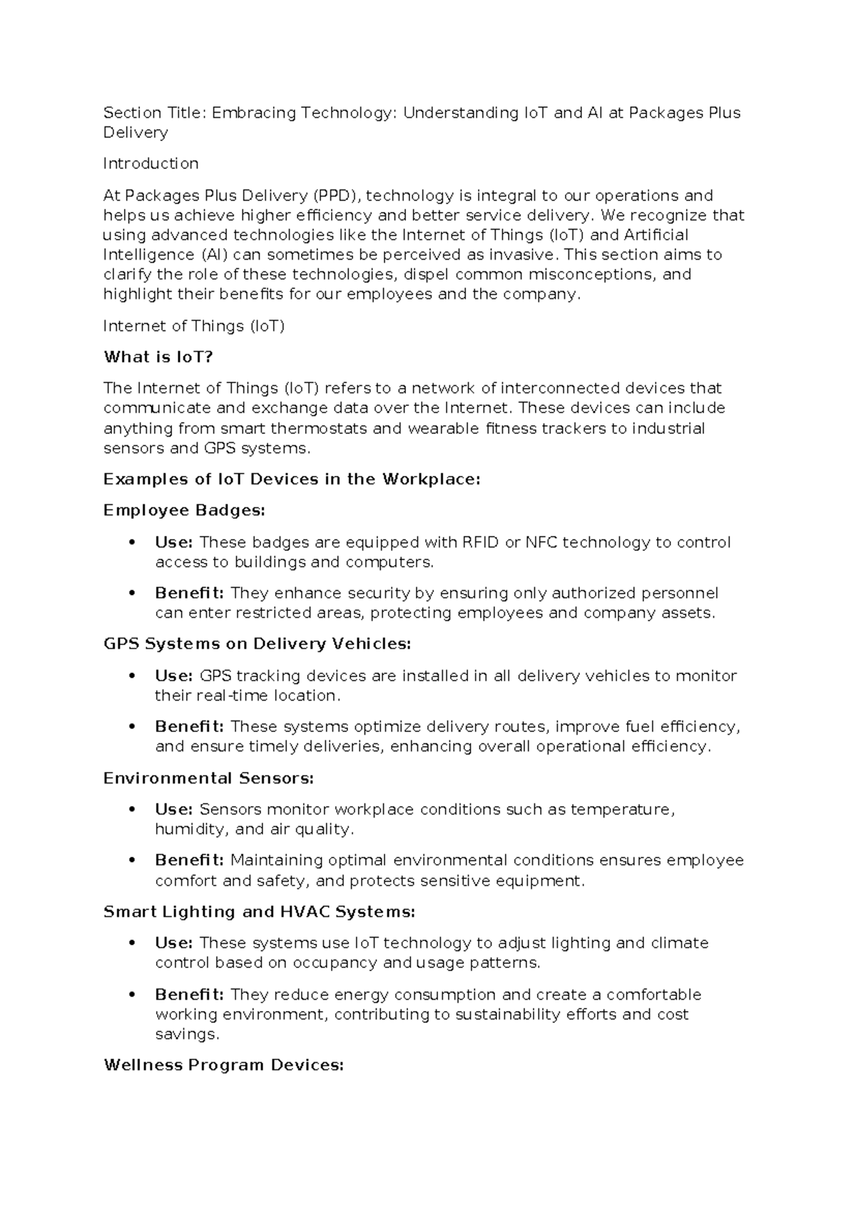 Moduel it 7 project - module 7 - Section Title: Embracing Technology ...