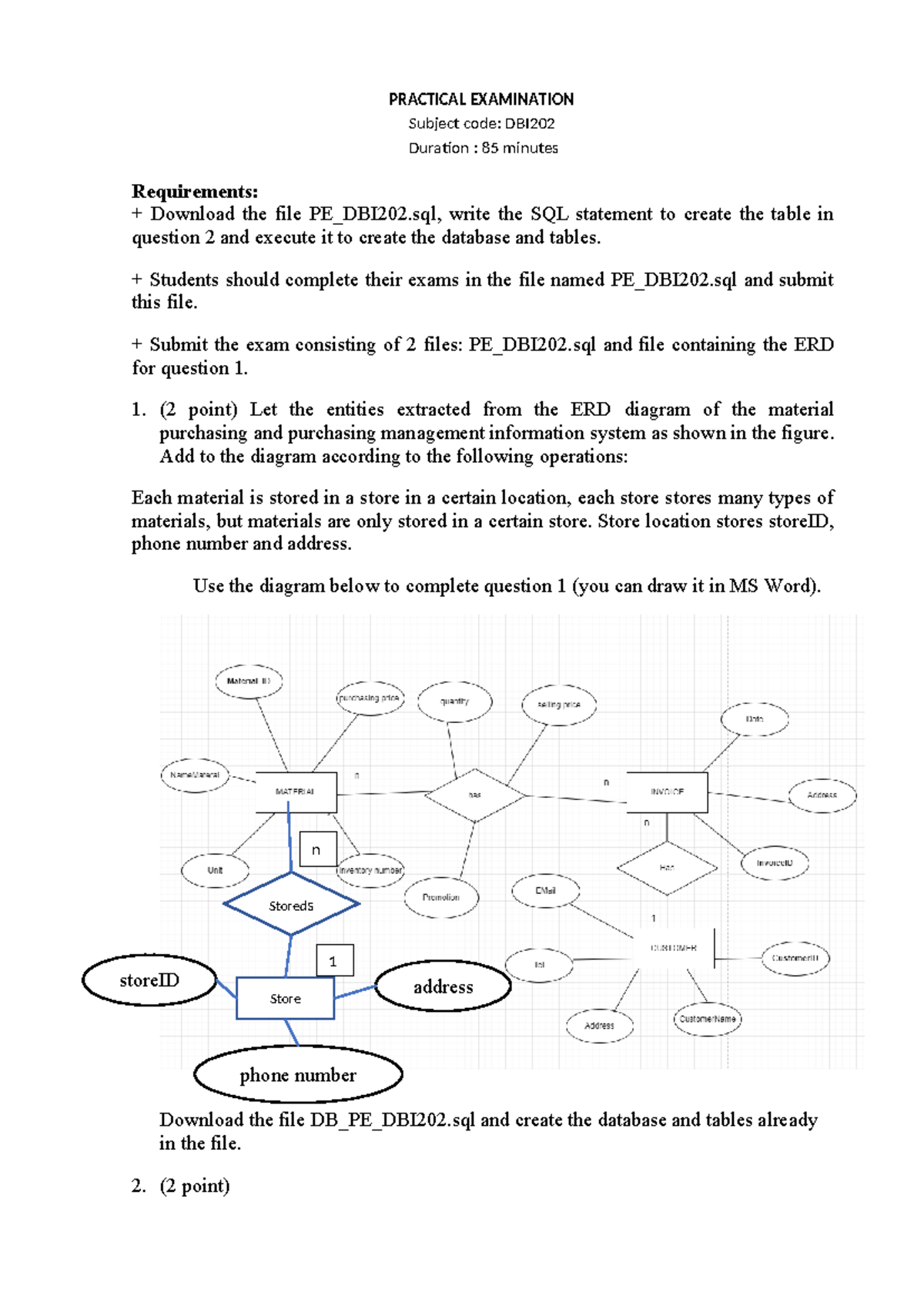 PE DBI202-Tam NP 4 Hanh NT 5review - PRACTICAL EXAMINATION Subject code ...