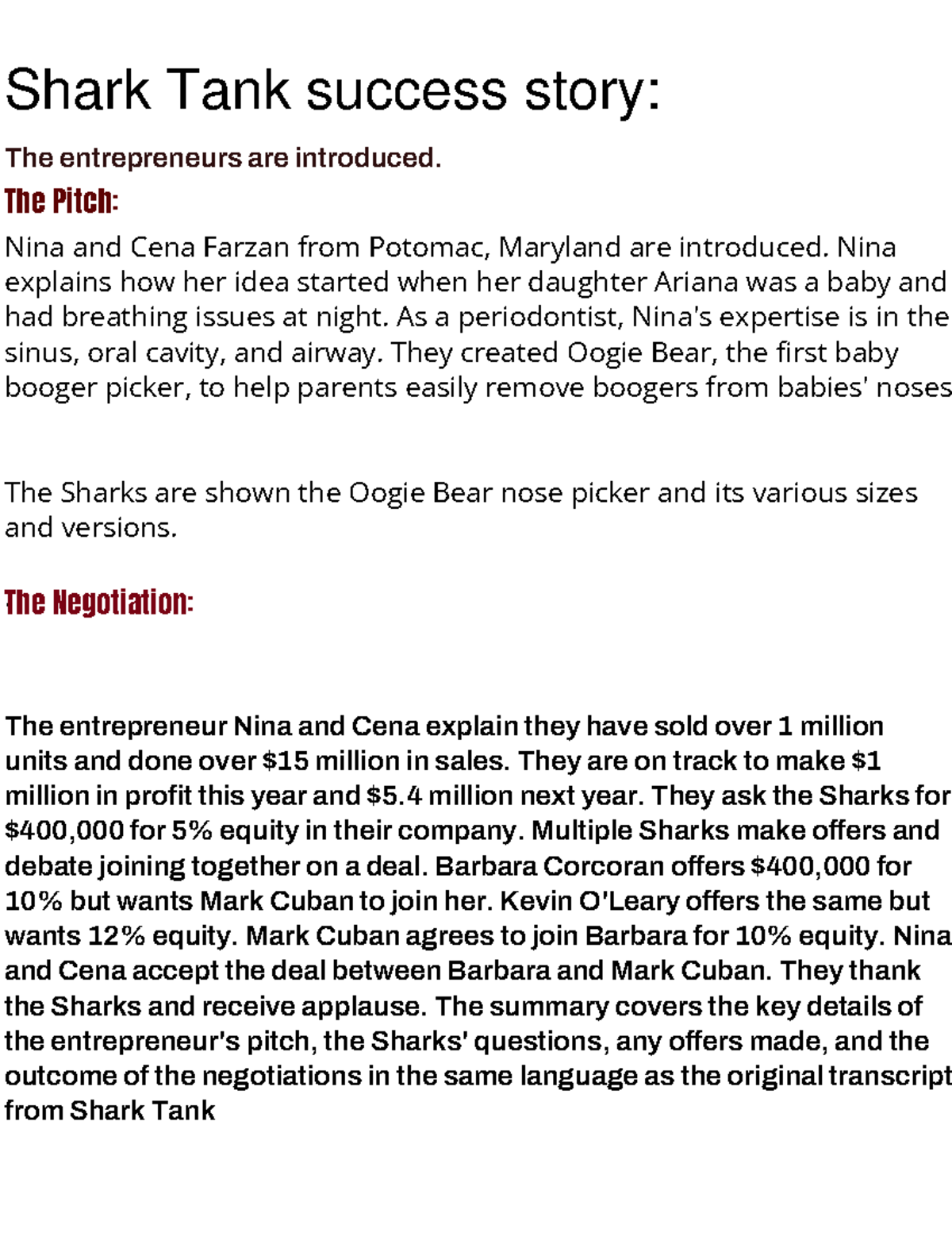 Enterpen - Note - Powered by TCPDF (tcpdf) Shark Tank success story ...