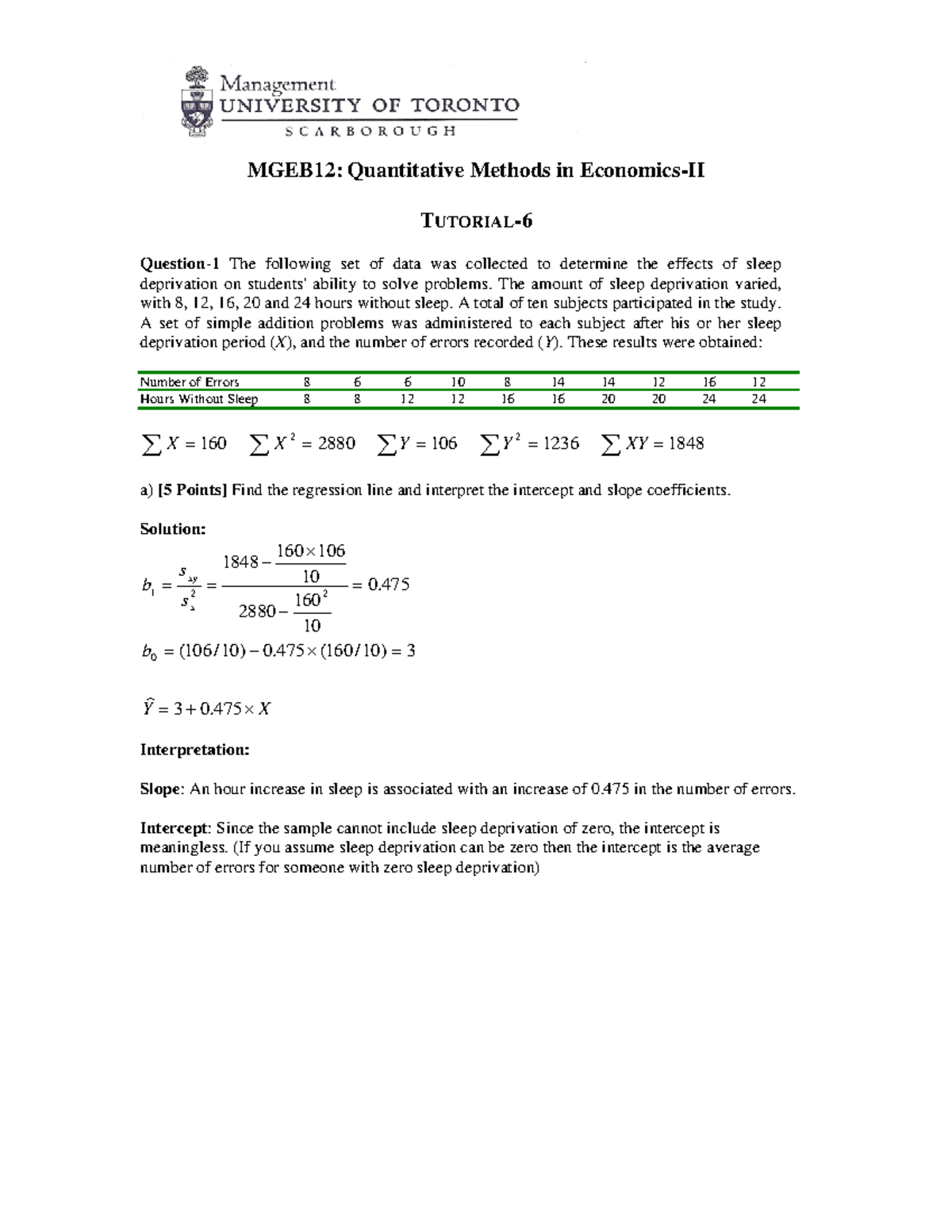 MGEB12-T6A - Practice - MGEB12: Quantitative Methods in Economics-II ...