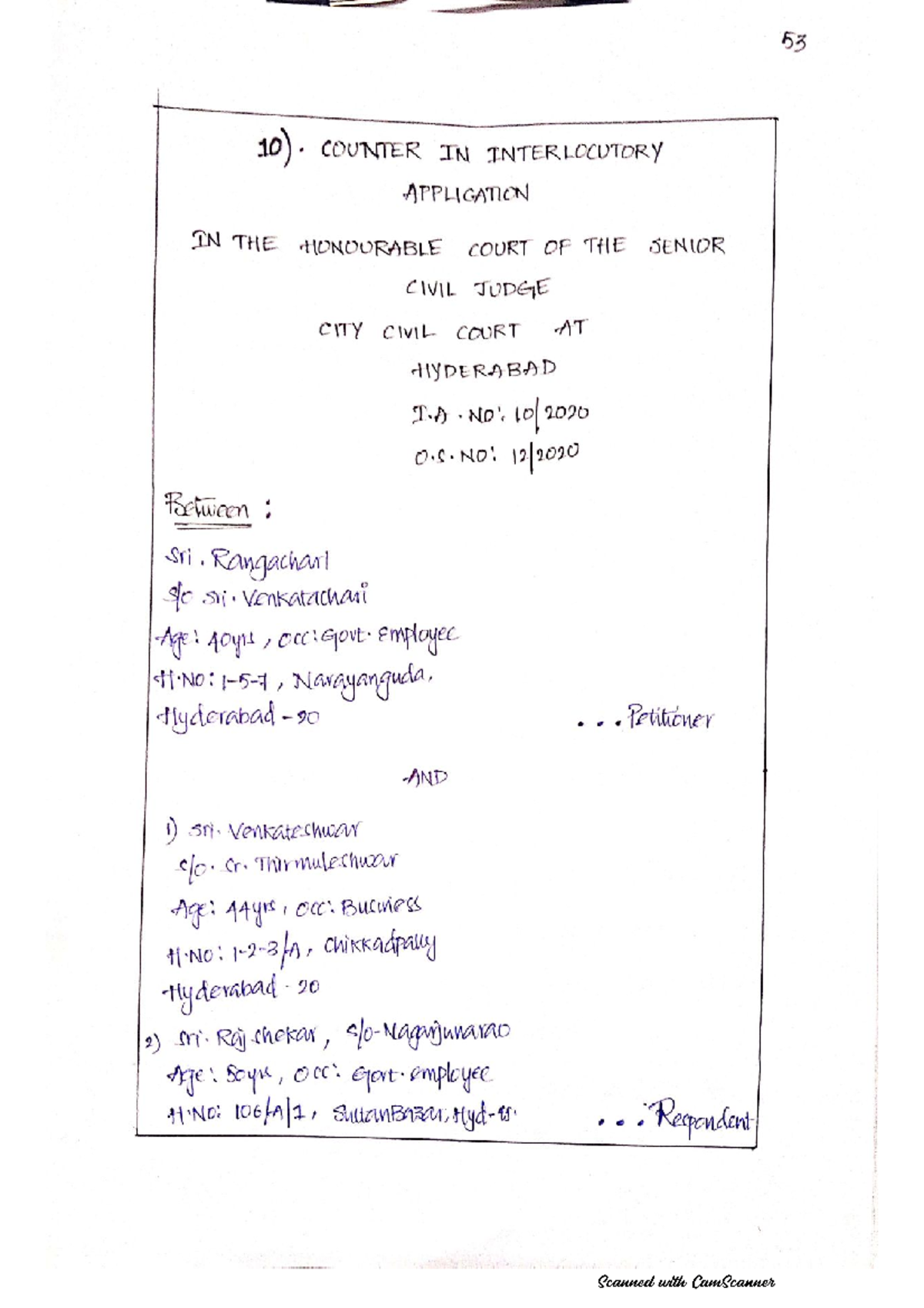 Rukmini 18 DPC record part 2&3 - Moot Courts - Studocu