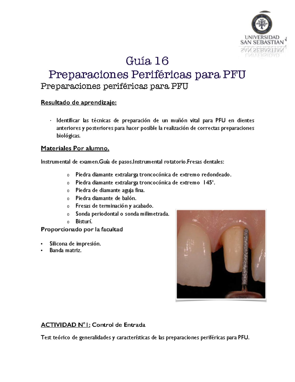 Guias 16, 17 y 18 2019-comprimido - Guía 16 Preparaciones Periféricas para PFU Preparaciones ...