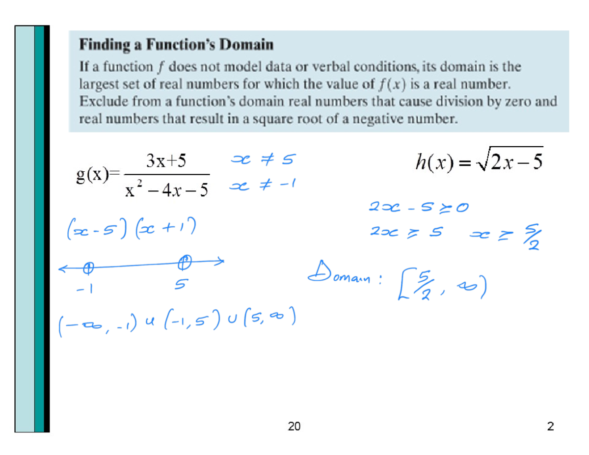 3 - College Algebra/MAC 1105/Lecturer Notes/ Hillsborough Community ...