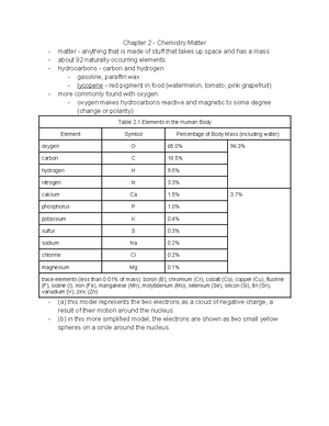 Chapter 5 - Structure and Function of Biological Molecule - Studocu