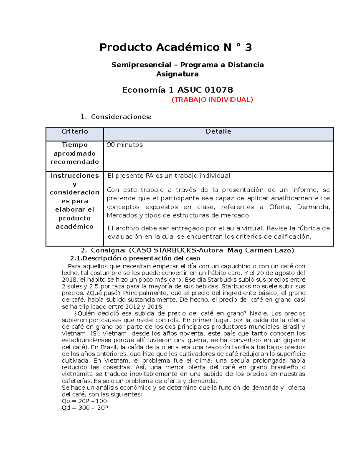 Producto Académico N3 Economia 01 - Producto Académico N ° 3 Semipresencial – Programa a ...