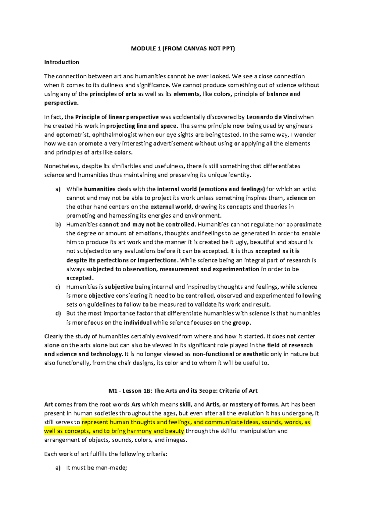 1 Module 1 TO 3 finaledit - MODULE 1 (FROM CANVAS NOT PPT) Introduction ...