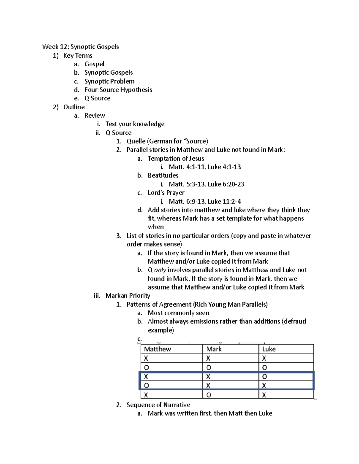 Week 12 Part 1 - Week 12 Lecture Notes Part 1 - Week 12: Synoptic ...