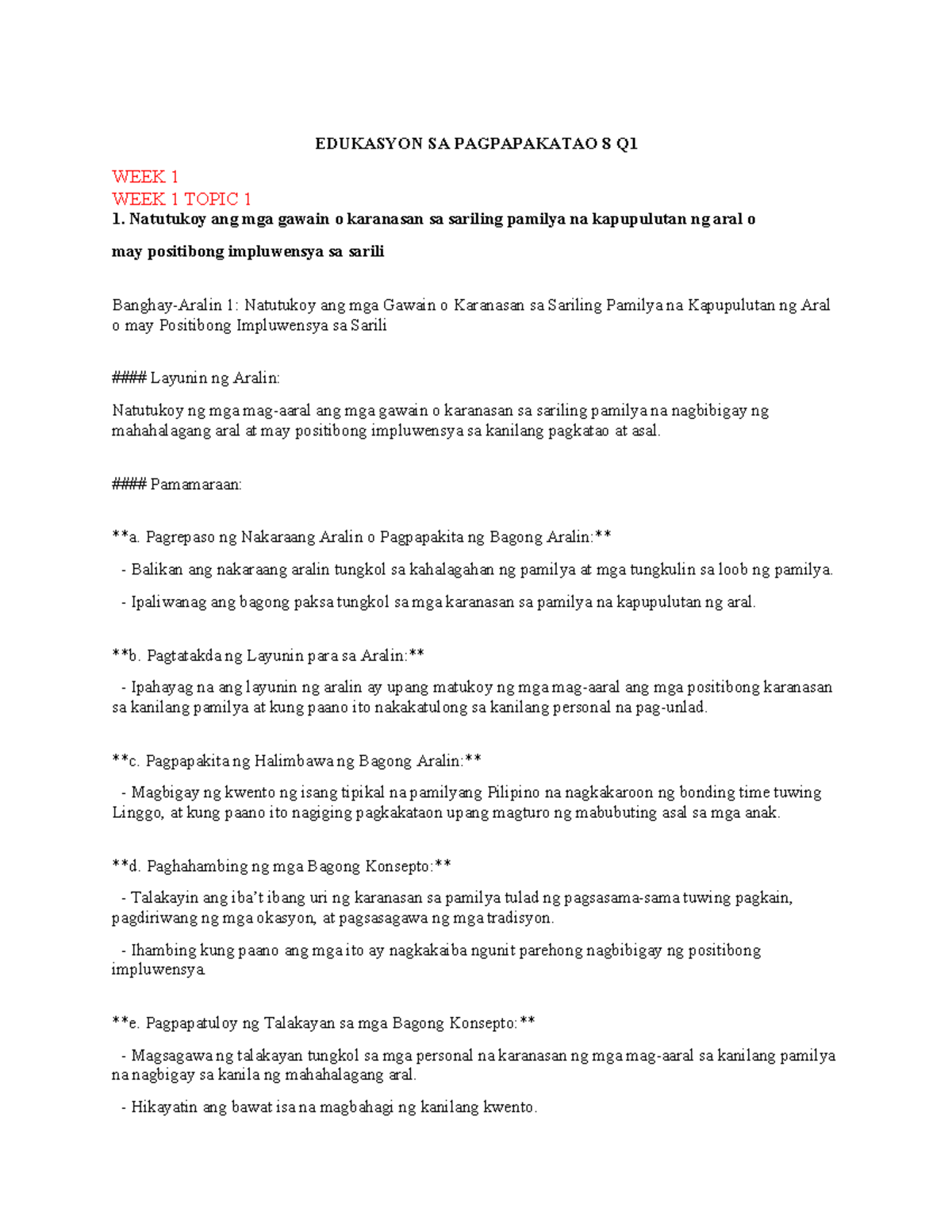 767168287Quarter 1 final - EDUKASYON SA PAGPAPAKATAO 8 Q WEEK 1 WEEK 1 ...
