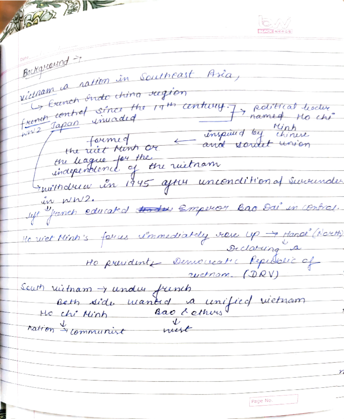 Vietnam war ( cold war ) - pate BrcN end fereh tdo thing egion Japan ...