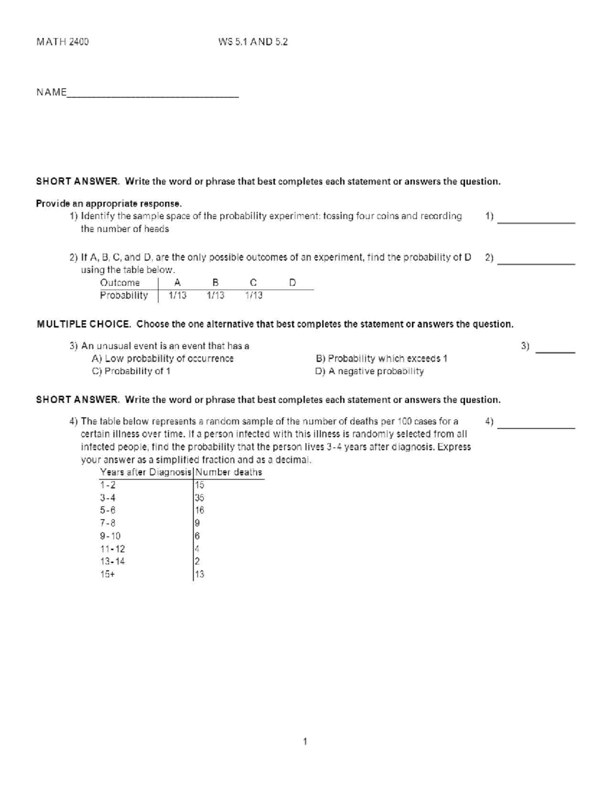 Chapter 5 statisctics - STAT 2400 - Studocu