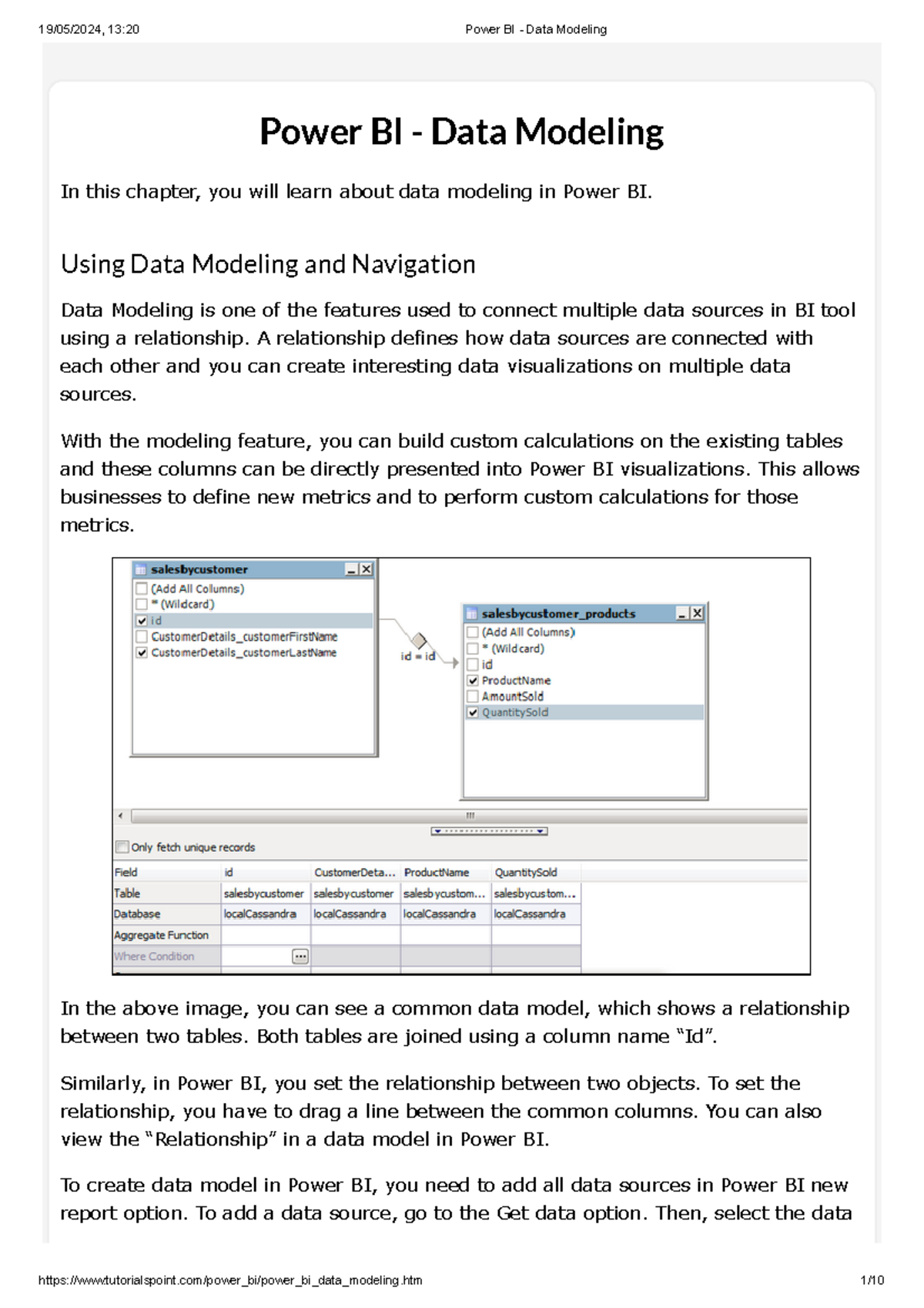 Power Bi Data Modeling Using Data Modeling And Navigation Data Modeling Is One Of The 2856