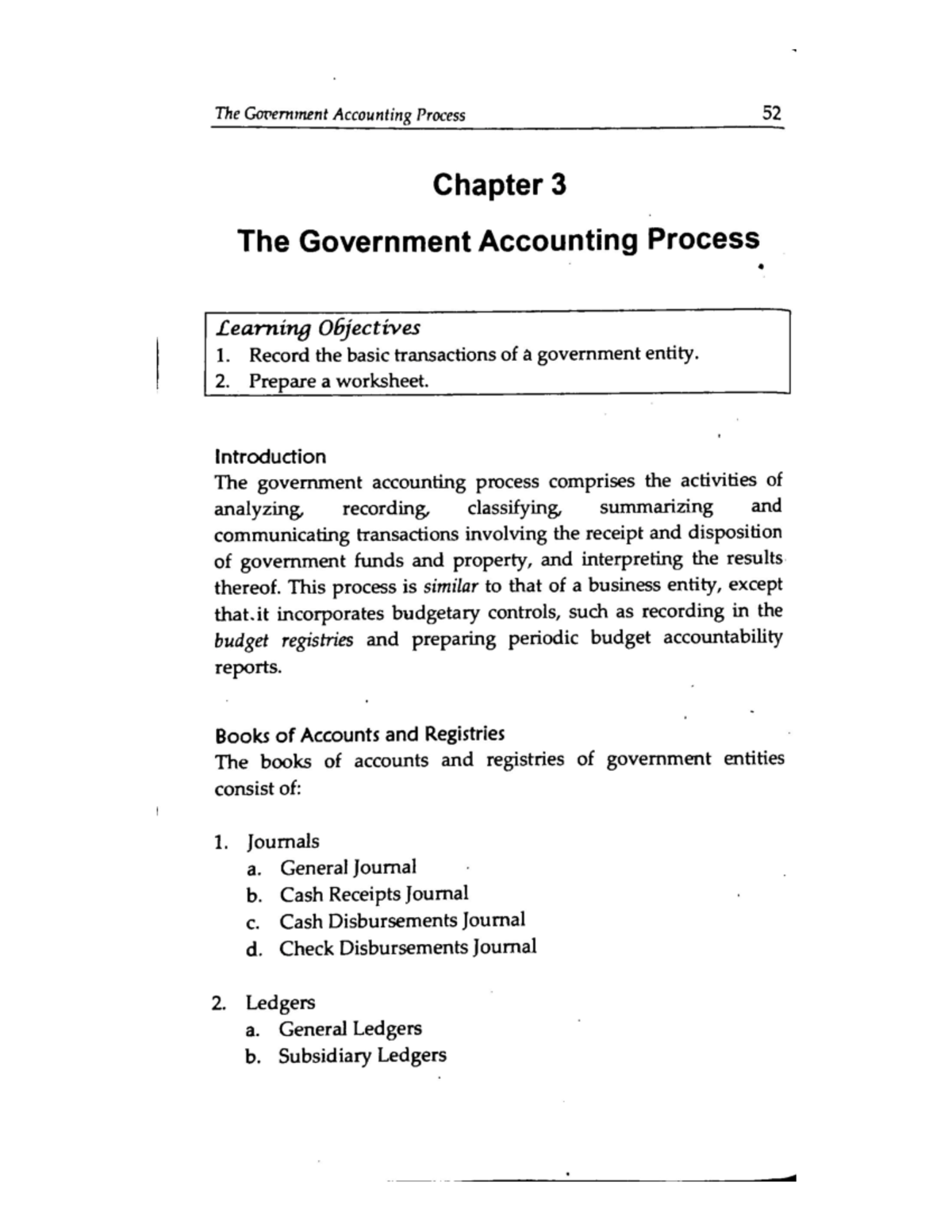 Chapter 3 Gov Acctg Process P1 - It application tools in business - Studocu