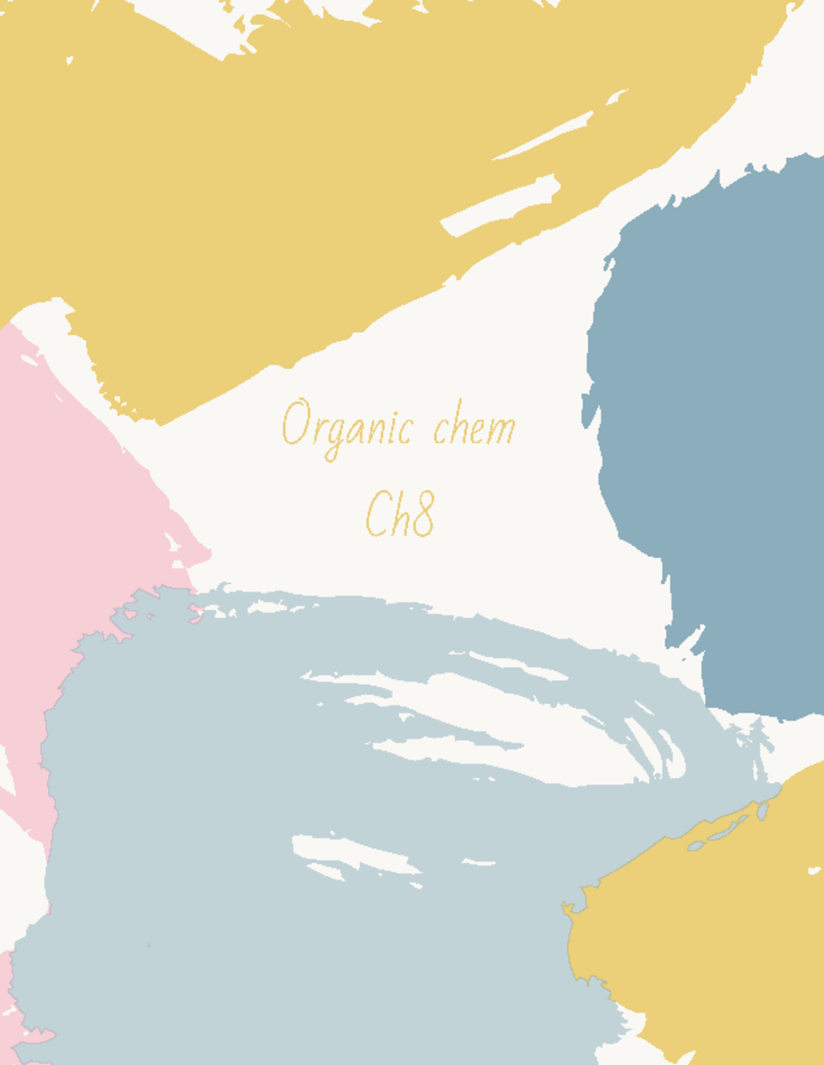 Ch 8 Organic - Ch8 - Organic chem Ch This type of reaction requires a ...