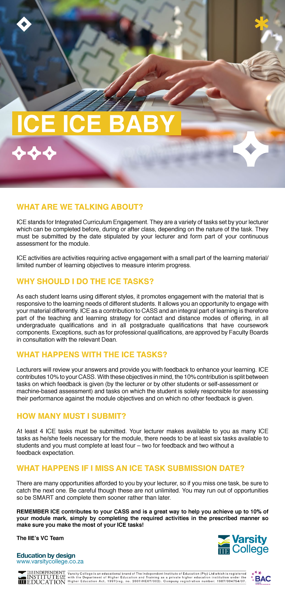 2023 Emailer 7-ICE - Email - Education by design varsitycollege.co WHAT ...