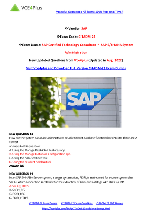 ABAP Exercises - Exercises: Introduction to ABAP Programming SAP Development ABAP Training The ...