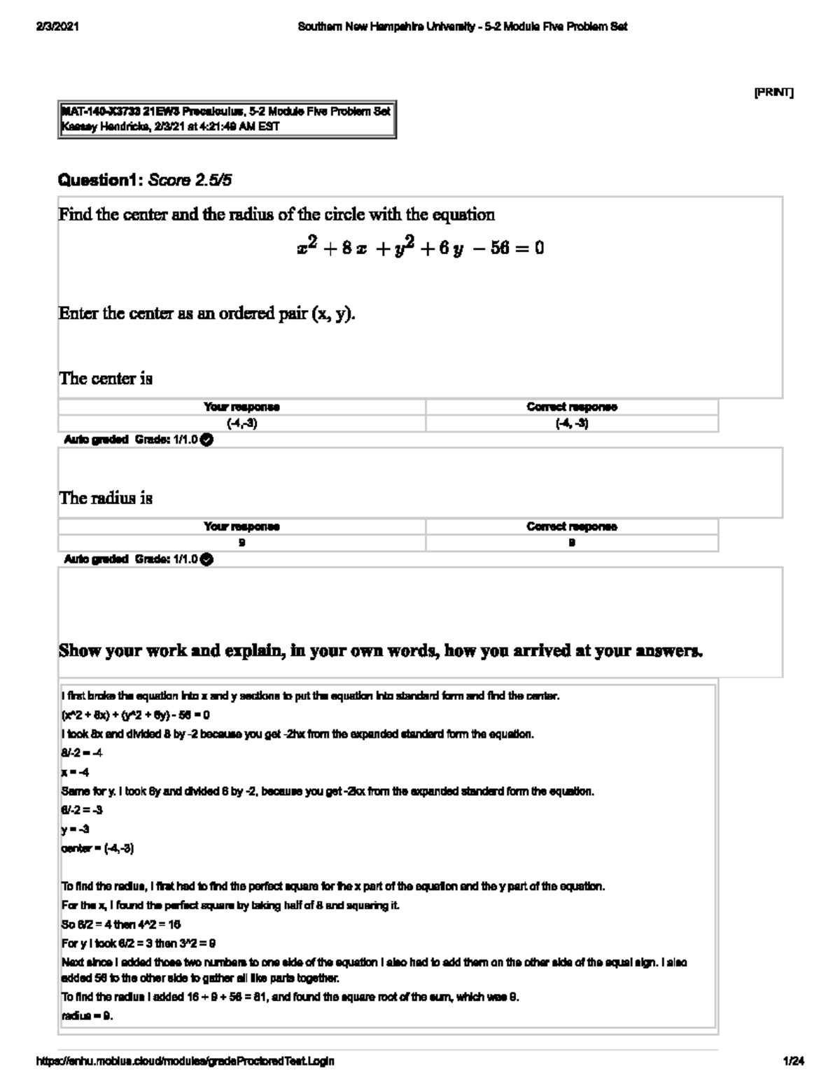 Module 5 - Problem Set Answers - Math140 - Studocu