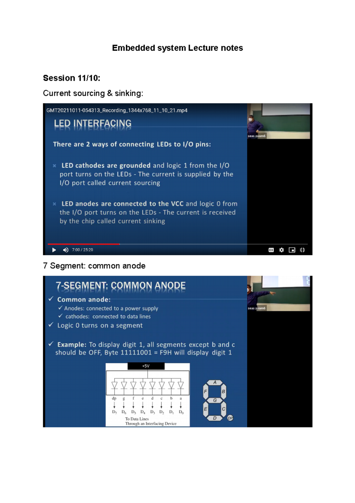 End Semester 2019 aasasadsdds dada sasa - Embedded system Lecture notes ...