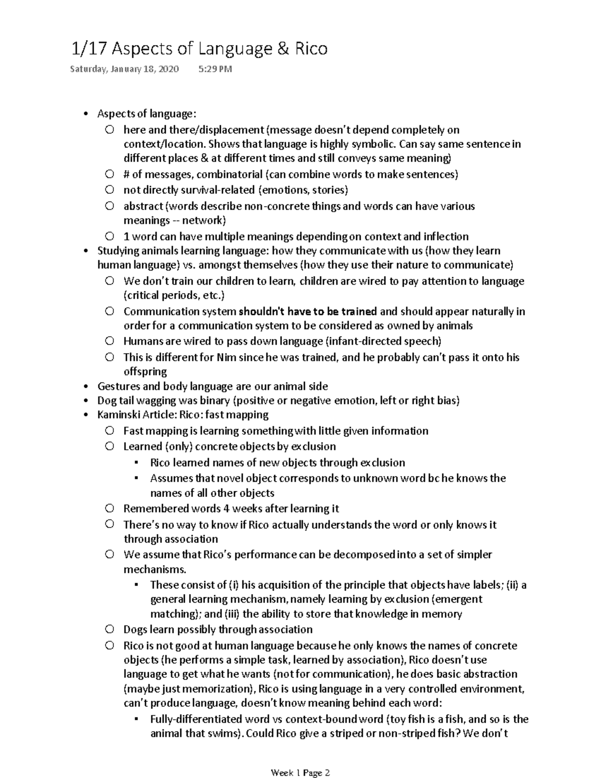 Unit 1 Aspects of Language - Aspects of language: here and there ...