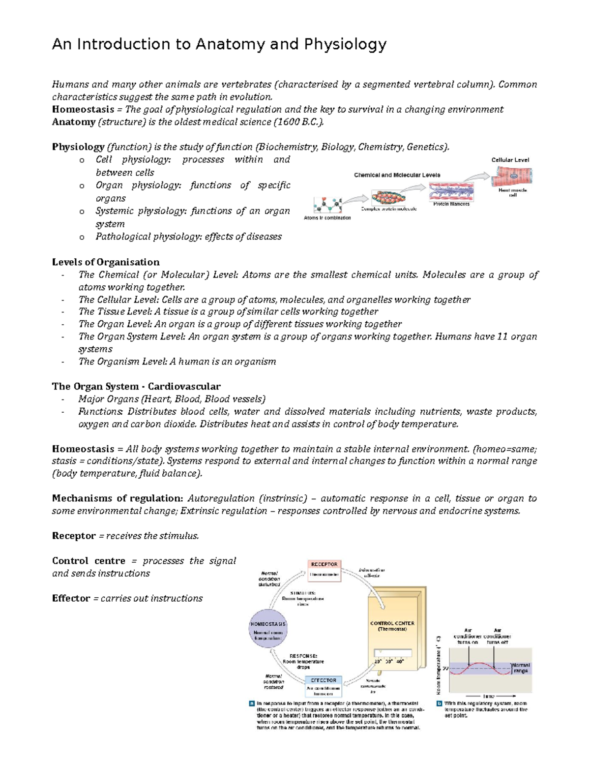 1. Introduction to Anatomy and Physiology - An Introduction to Anatomy ...