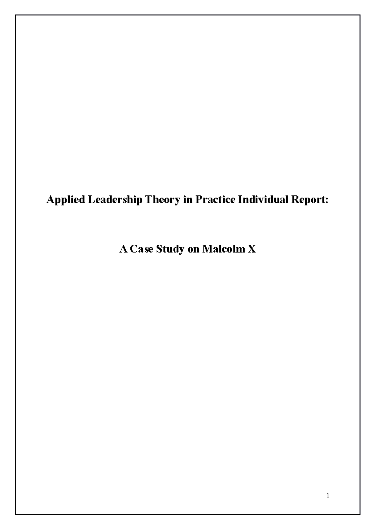 PUT1012 Sarim Complete - Applied Leadership Theory in Practice ...