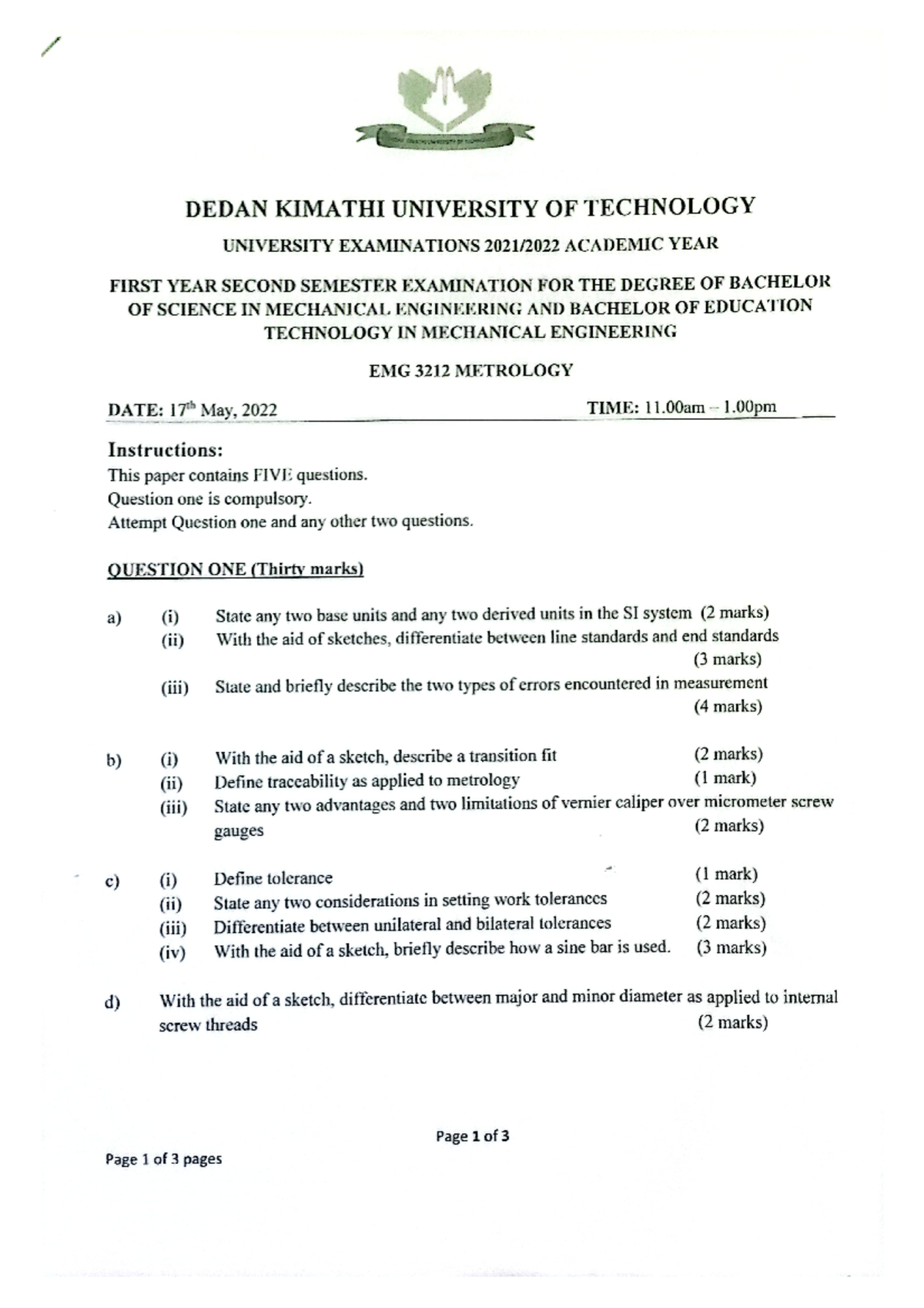 Cam Scanner 02-08-2024 12 - Bachelor of Science (Mechanical Engineering) - Studocu