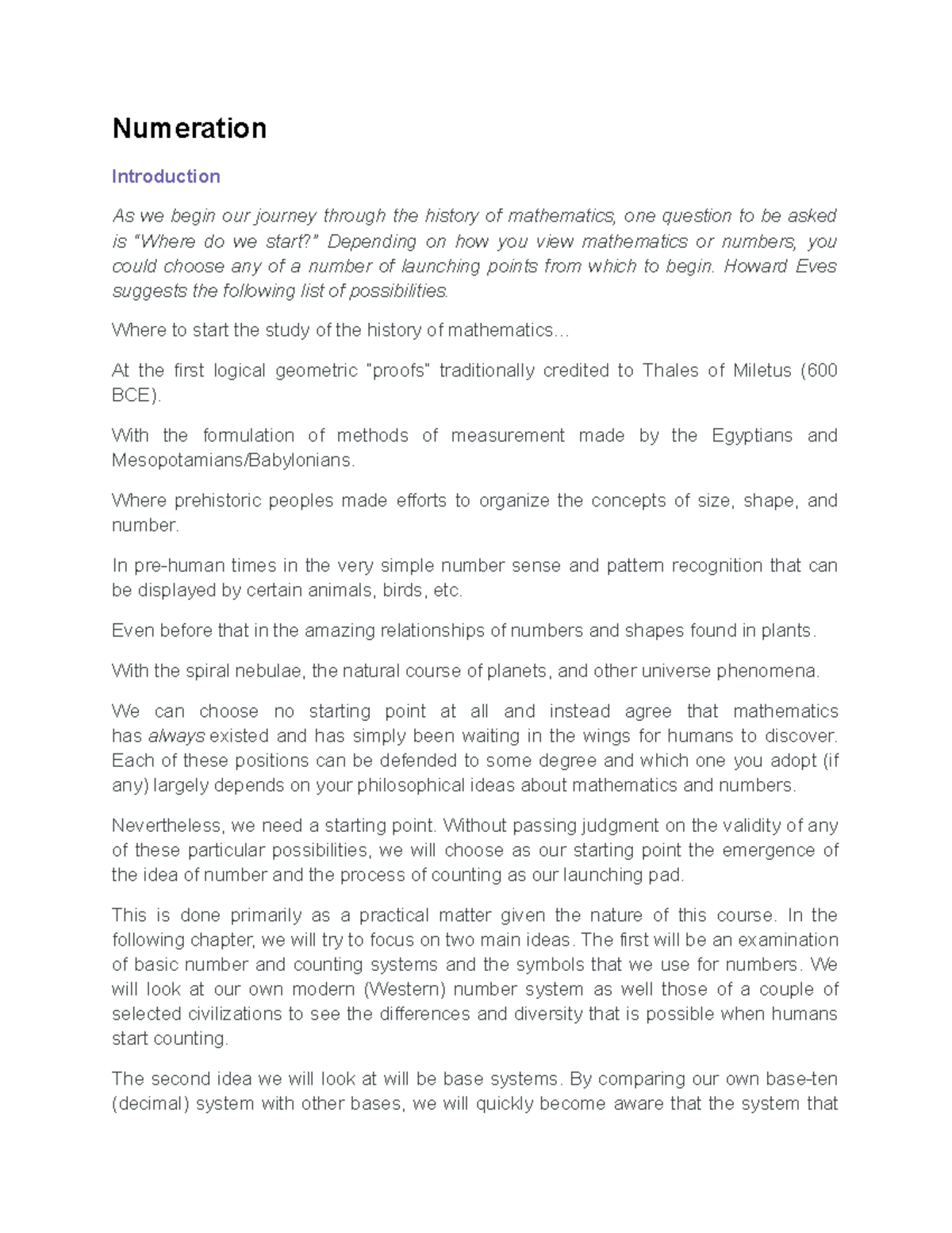 Numeration - A numeral system is a writing system for expressing ...