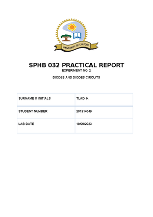 Experiment A - PHYSICS PRACTICALS: SEMESTER 1 1 EXPERIMENT A AN EXERCISE IN ERROR CALCULATION ...
