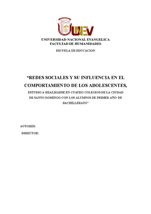 Instructivo Trabajo DE Grado 2022 - INSTRUCTIVO TRABAJO DE GRADO UNEV 2022 UNIVERSIDAD NACIONAL ...