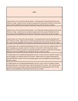 Major Assignment 3 Details - MAT-144 Major Assignment Details Overview ...