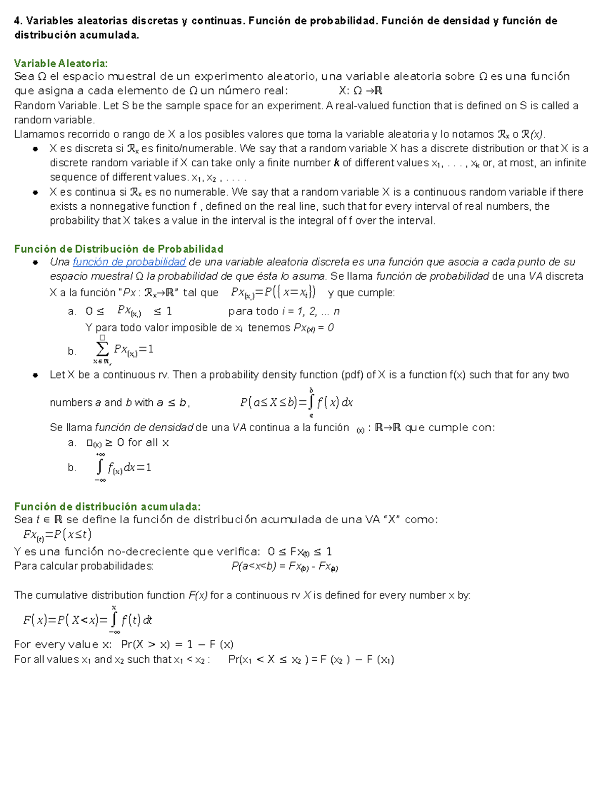 04 Variables discretas, continuas y funciones - 4. Variables aleatorias ...