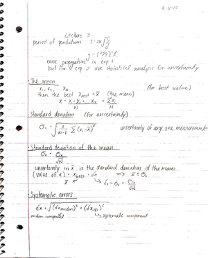 PHYS 2B Lecture Notes - PHYS 2BL. - Studocu