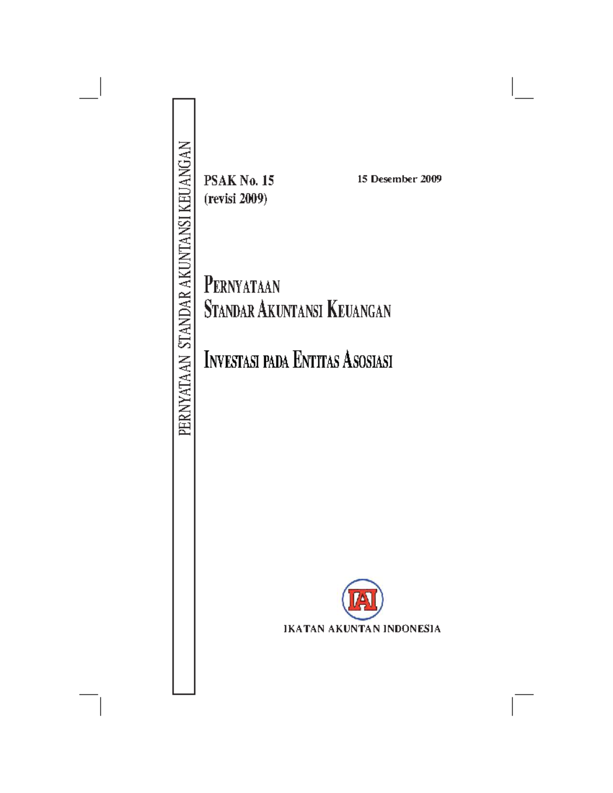 Psak no 15 revised 2009 - psak admin - PERNYATAAN STANDAR AKUNTANSI ...
