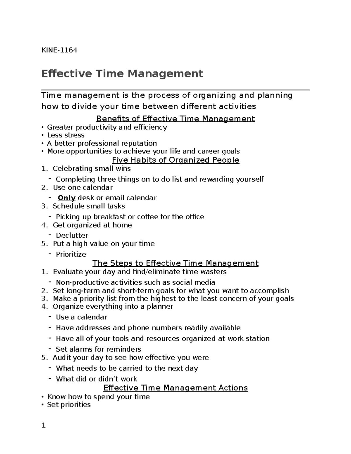 Effective Time Management - Celebrating small wins - Completing three ...