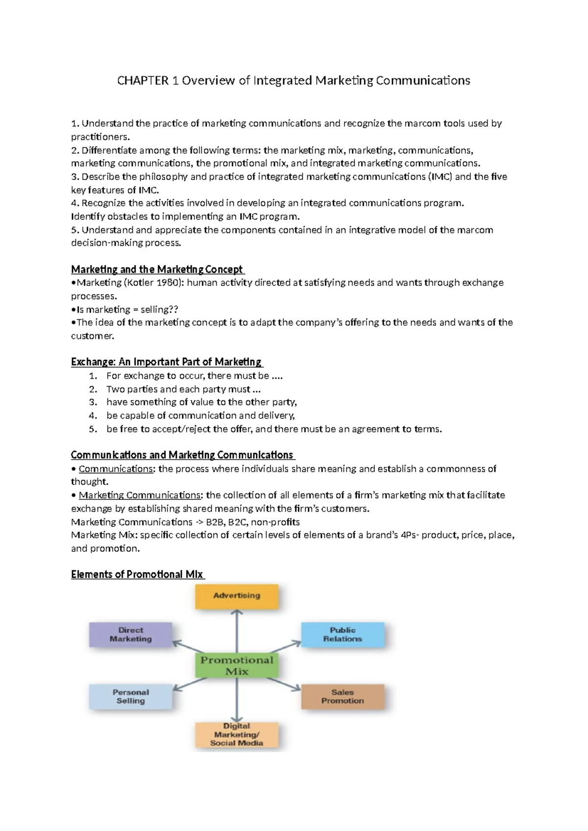 Advertising AND Branding Chapter 1 Overview of Integrated Marketing Communications - CHAPTER 1 ...